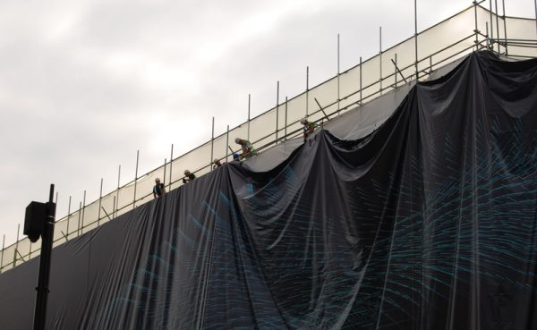 Top 5 biggest building wraps in the UK - Embrace Building Wraps