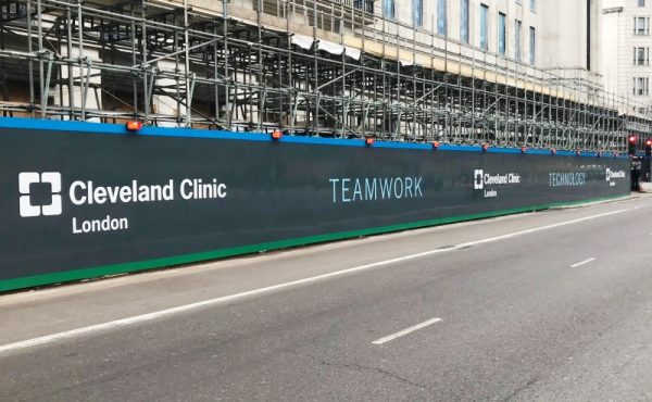 Cleveland Clinic London - Embrace Building Wraps
