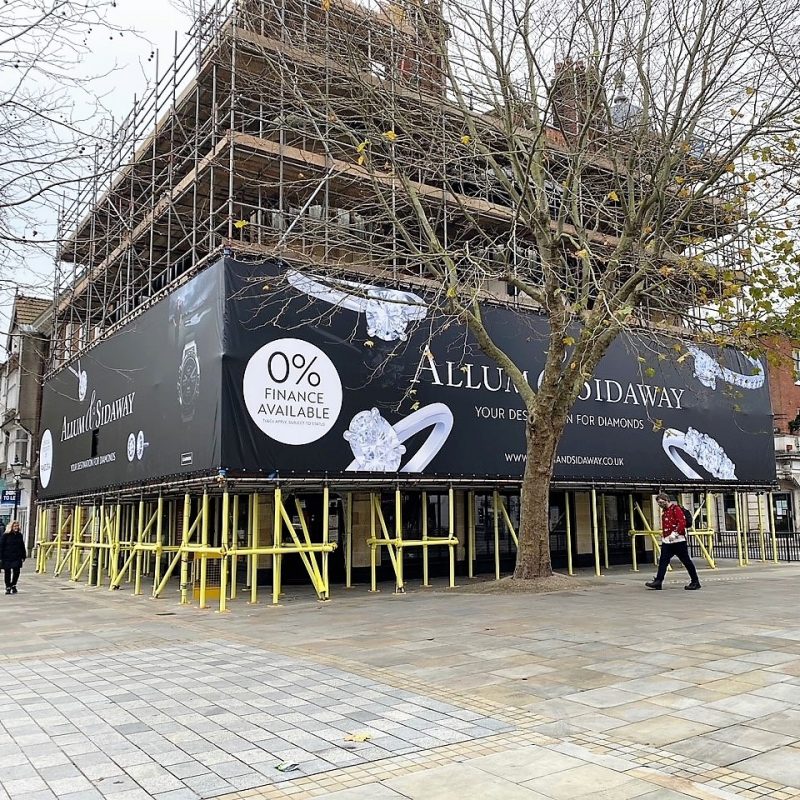 Scaffold Banners - Wrap Your Advertising Around Scaffolding