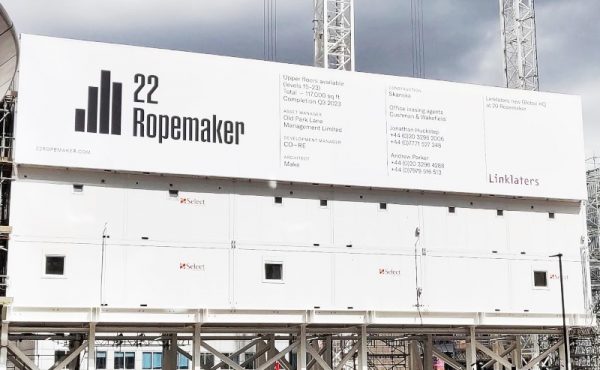 22 Ropemaker, London - Embrace Building Wraps