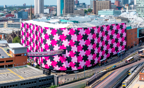 World’s largest scaffold banner at Selfridges Birmingham